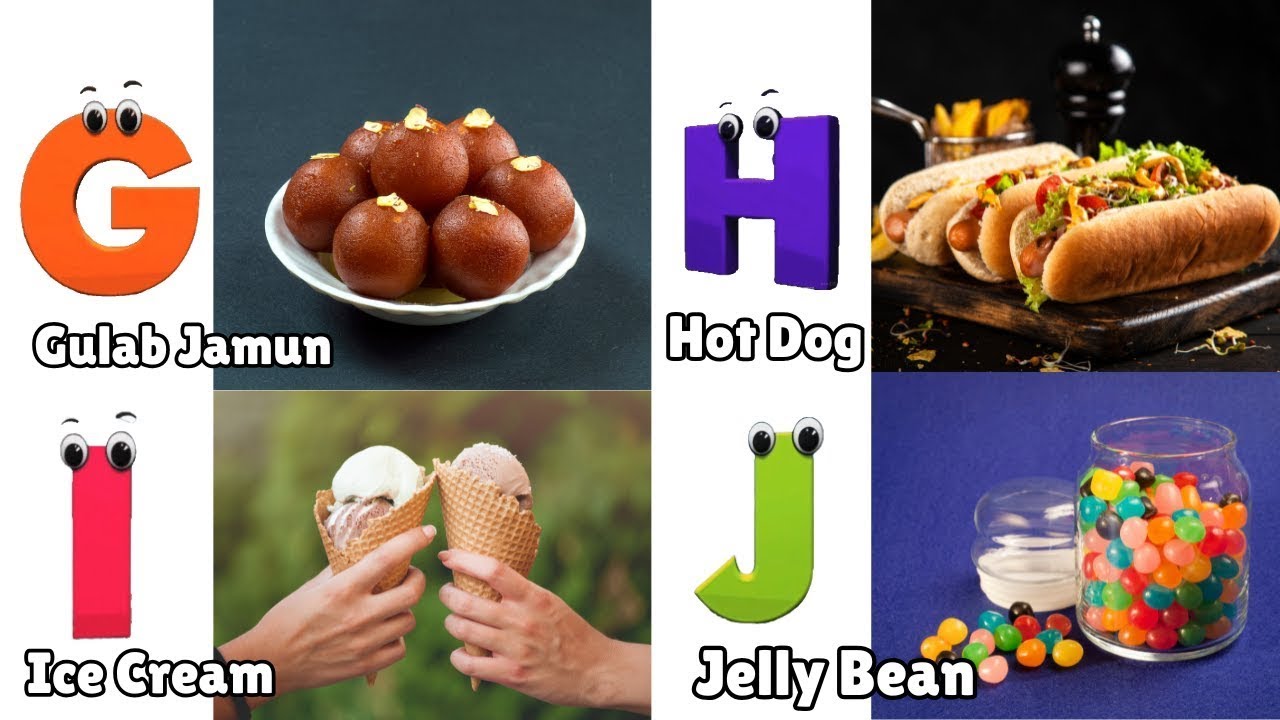 Food phonics song for kids |Alphabets phonics for kids |Phonics Song ...