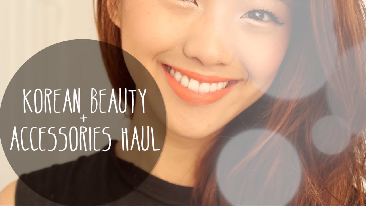 Korean Beauty and Accessories Haul - YouTube