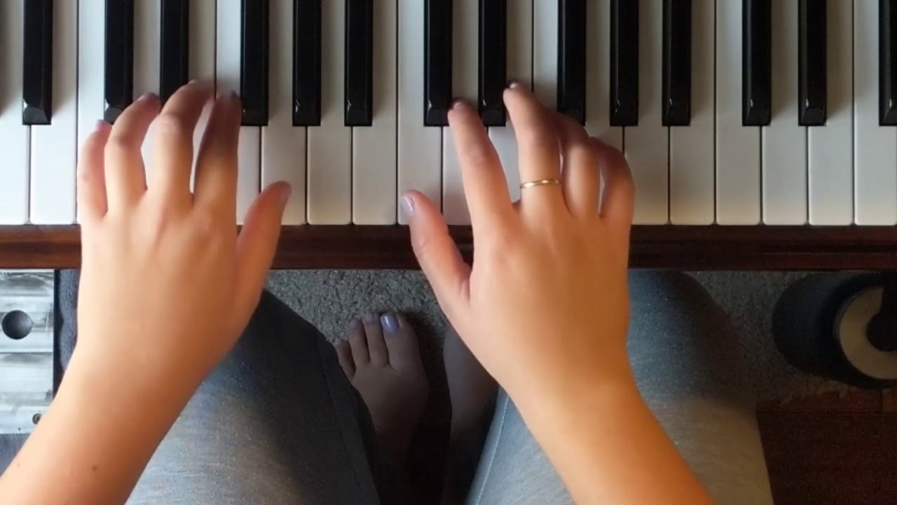 C Major Five Finger Pattern - YouTube
