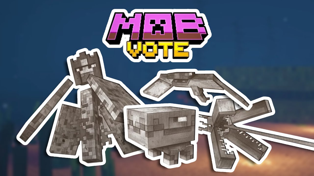 Minecraft 2017 Mob Vote | Barnacle, Wildfire, Glutton & Phantom # ...