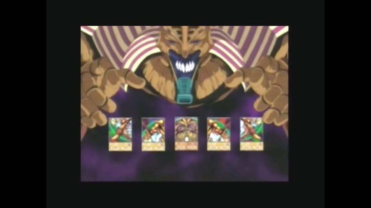 Yugioh - The 5 Pieces of Exodia The Forbidden One - YouTube