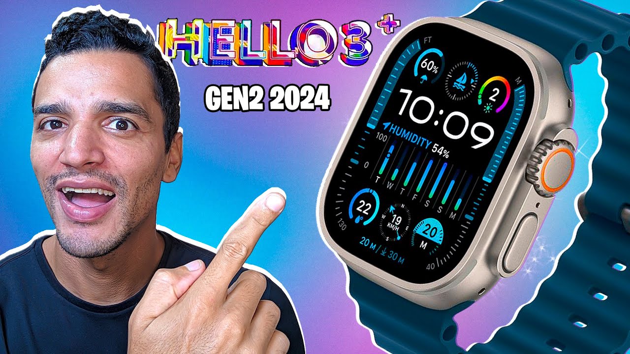 HELLO WATCH 3+ PLUS GEN2 2024 COM TELA AMOLED - ÁLBUM DE FOTS E JOGOS ...