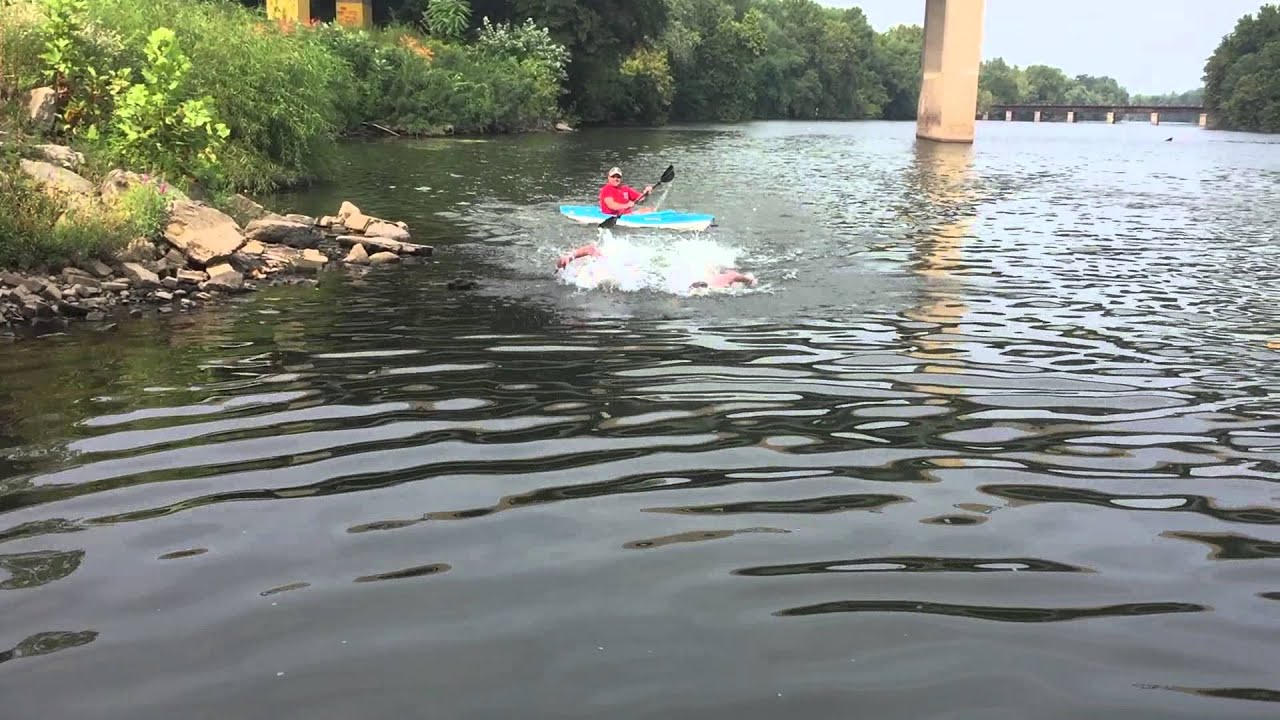 Valley Forge Marathon Swim Finish - YouTube