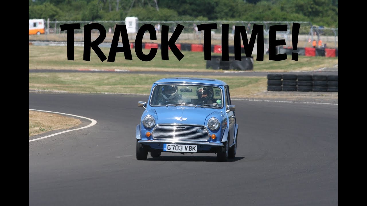 Taking my classic Mini on track - YouTube