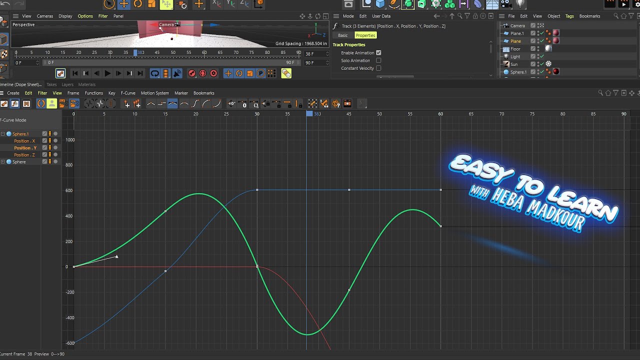 How To Easy Ease Keyframes In cinema4d tips YouTube How To Easy Ease Keyframes In cinema4d tips YouTube