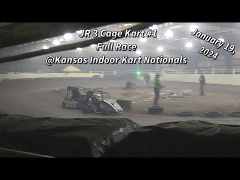 JR 3 Cage Karts #1, Full Race, Kansas Indoor Kart Nationals, 01/19/24 ...
