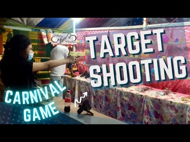 Carnival Game Target Practice Inflatable Target Shooting Carnival