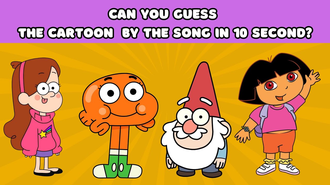 Guess The Cartoon By The Song In 10 Seconds - YouTube
