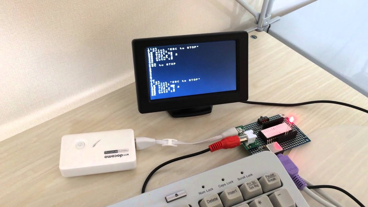 Physical Computing in BASIC at IchigoJam - YouTube
