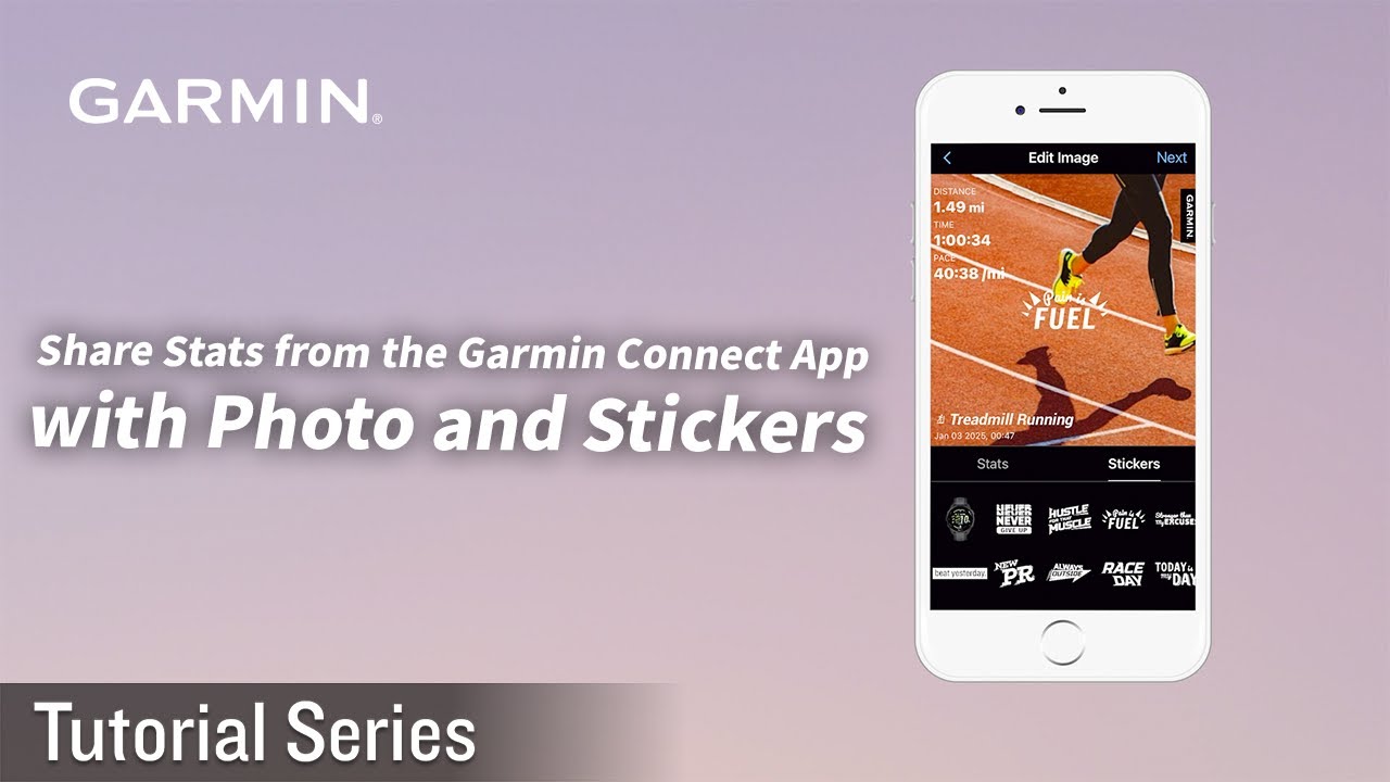 Tutorial - Share Stats from the Garmin Connect App with Photo and ...