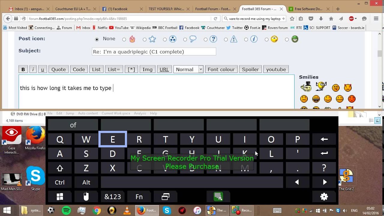 How I type - YouTube