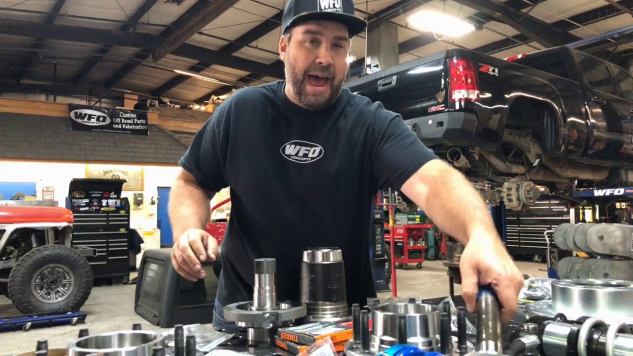 Free-Spin Kit '05+-'14 Ford F-250 and F-350 with Warn Hubs - YouTube