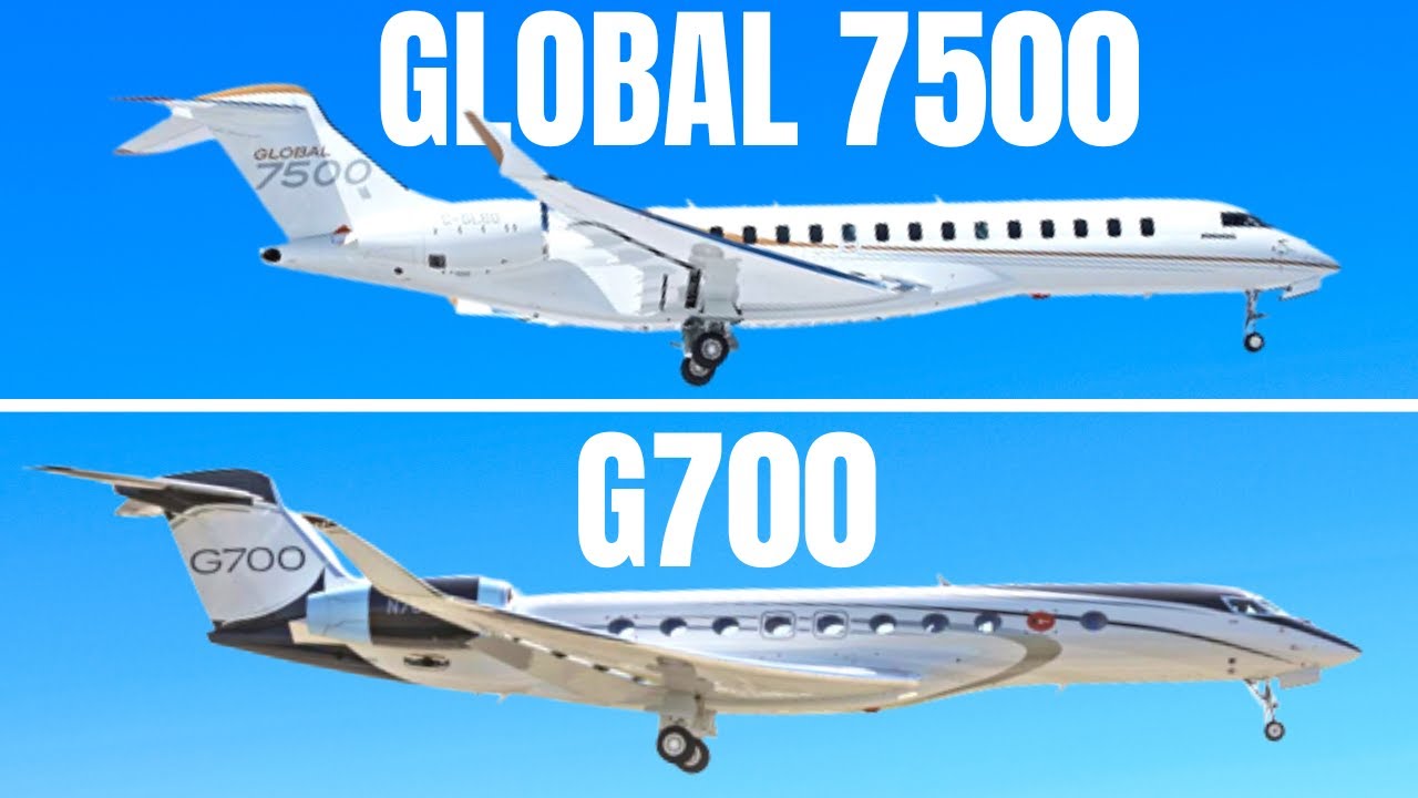 Gulfstream G700 Vs Bombardier Global 7500 - YouTube