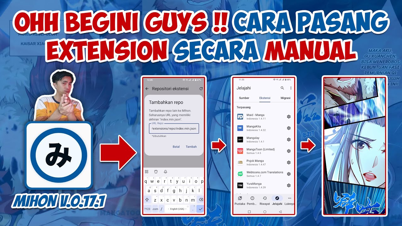 MUNGKIN INI CARA TERBAIK UNTUK PASANG EXTENSION MIHON 2025 || BY RENPDK ...