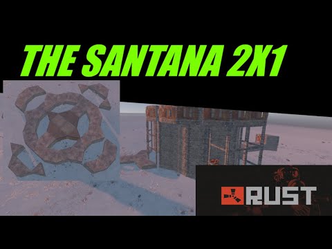 THE SANTANA 2X1|RUST BASE|wide gaps and pvp shell - YouTube