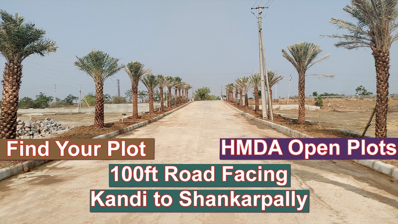 100FT ROAD FACING LAYOUT FROM KANDI TO SHAKARPALLY l HMDA APPROVED OPEN ...