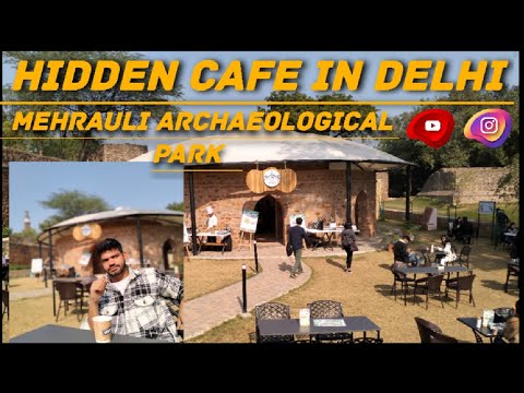 New Hidden Cafe/Gem of Delhi With Qutub minar view 😍 Mehrauli ...
