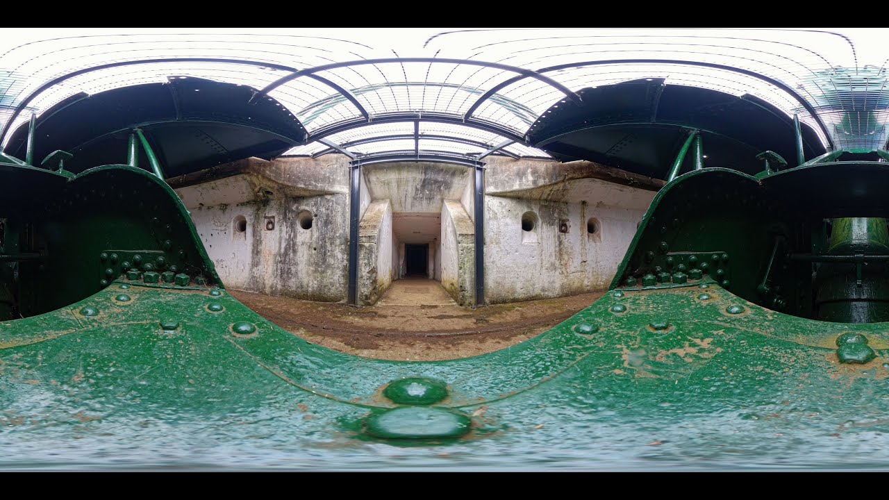 360 View North head gun turret - YouTube