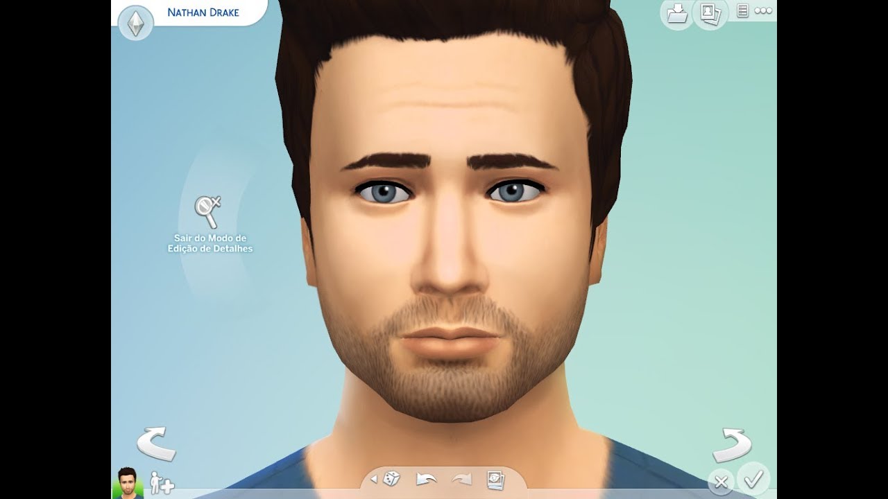 Nathan Drake - The Sims 4 - no custom contents challenge - YouTube