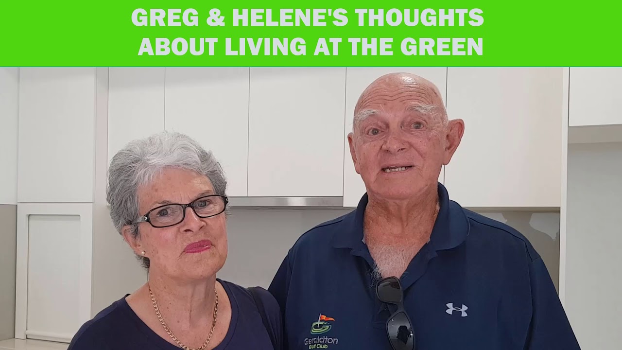 Greg and Helene - thoughts on living at The Green - YouTube