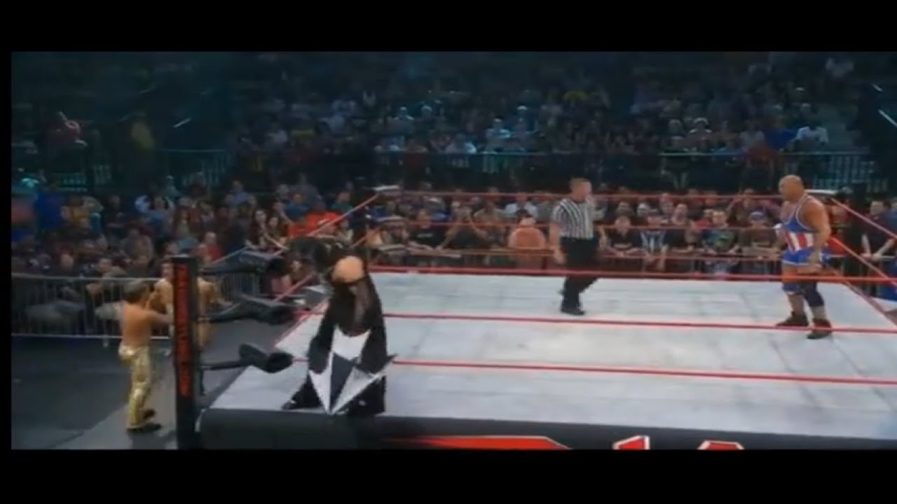 Jeff Hardy as Willow & Kurt Angle vs EC3 & Spud TNA Sacrifice 2014 ...