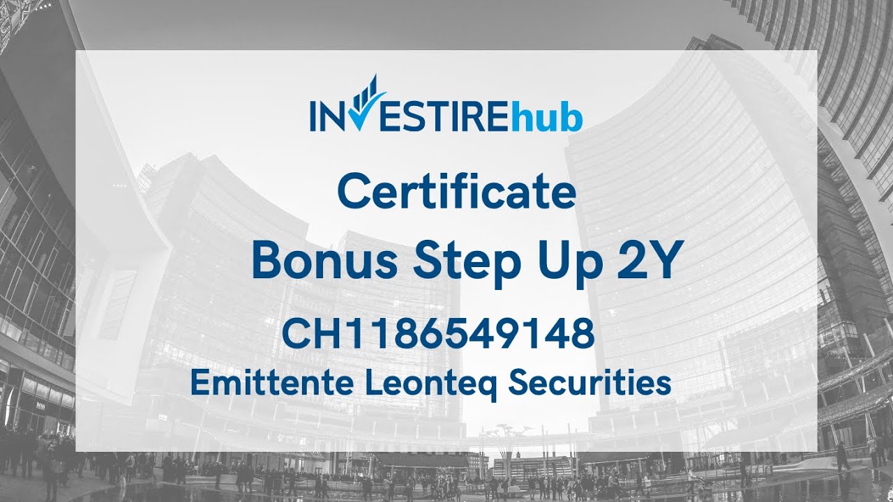 Certificate Bonus Step Up CH1186549148 - YouTube