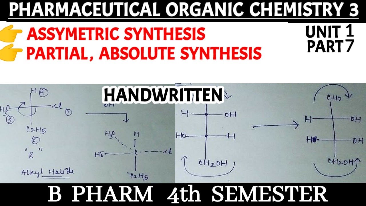 Asymmetric synthesis || Partial asymmetric synthesis || Absolute ...