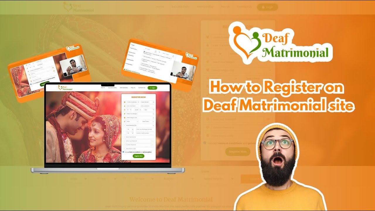 How to Register on Deaf Matrimonial | Step-by-Step Guide - YouTube