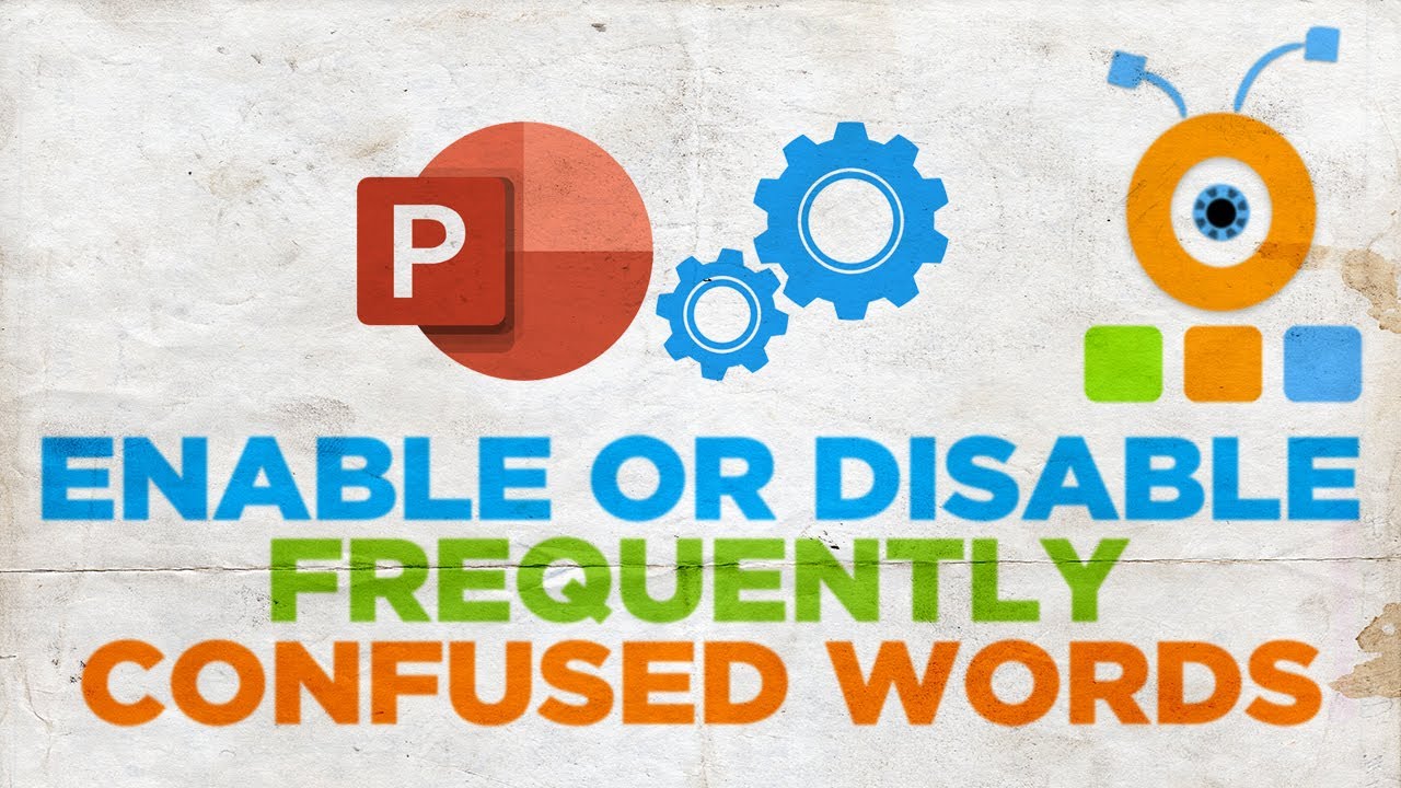 How to Enable Frequently Confused Words in PowerPoint - YouTube