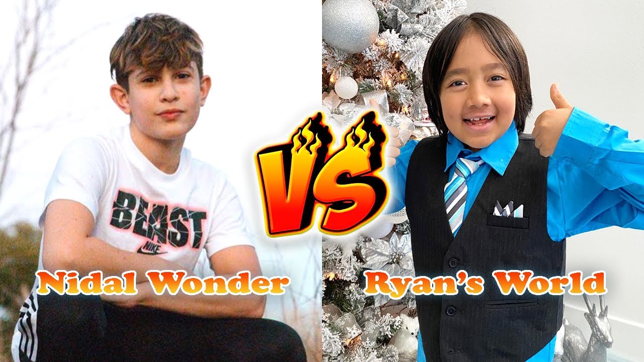 Ryan's World VS Nidal Wonder Transformation 👑 From Baby To 2024 - YouTube