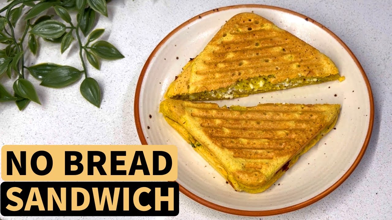 No Bread Sandwich Recipe For Weight Loss | How To Make Sandwich Without ...