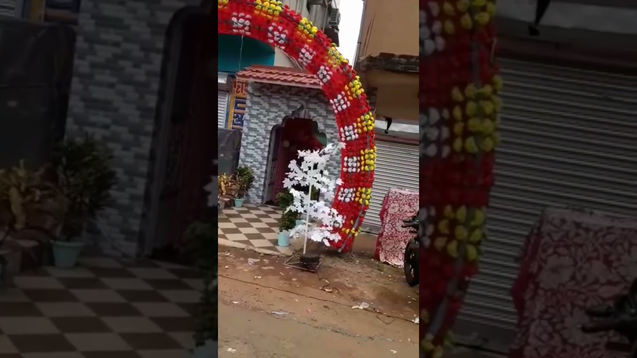 biye barir flower decoration - YouTube