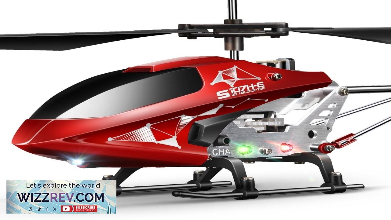 S107H-E RC Helicopter with Altitude Hold 3.5 Channel Gyro Stabilizer ...