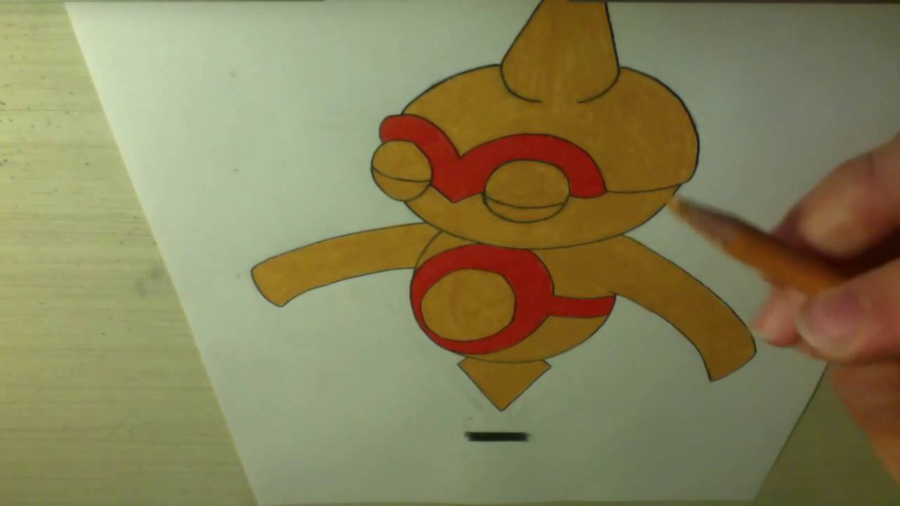 Drawing all the Pokemon: Number 343 Baltoy - YouTube