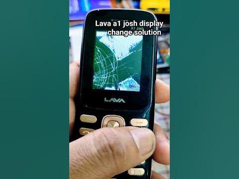 Lava a1 josh display change solution - YouTube