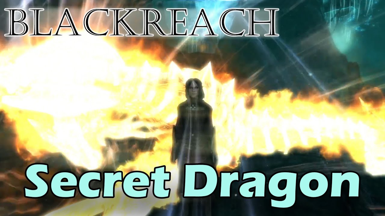 Blackreach secret dragon Skyrim - YouTube