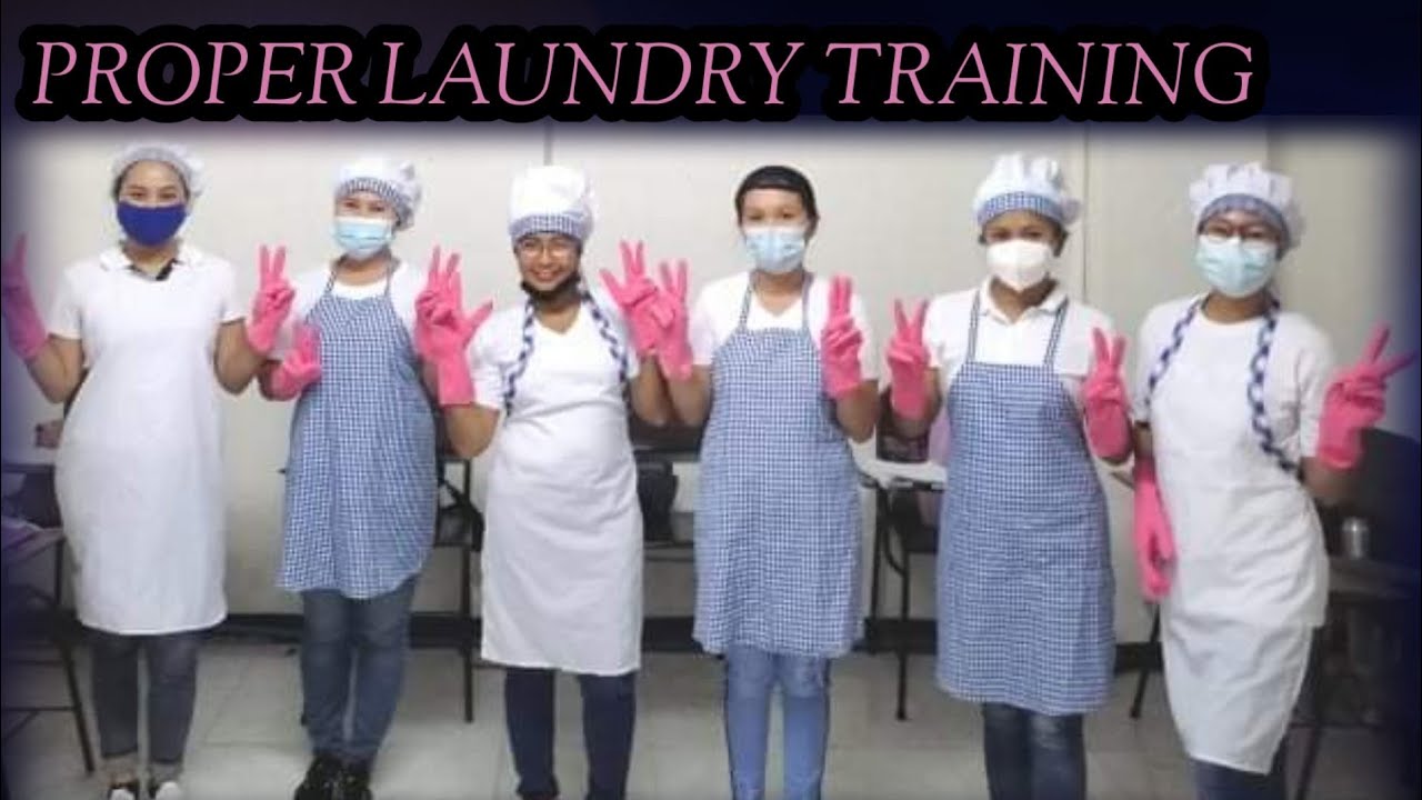How we do our TESDA TRAINING FOR LAUNDRY AND IRONING - YouTube