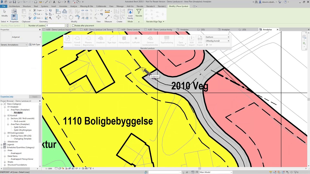 BIM timen 27/9-19: Hvordan tegne en reguleringsplan i Revit - YouTube