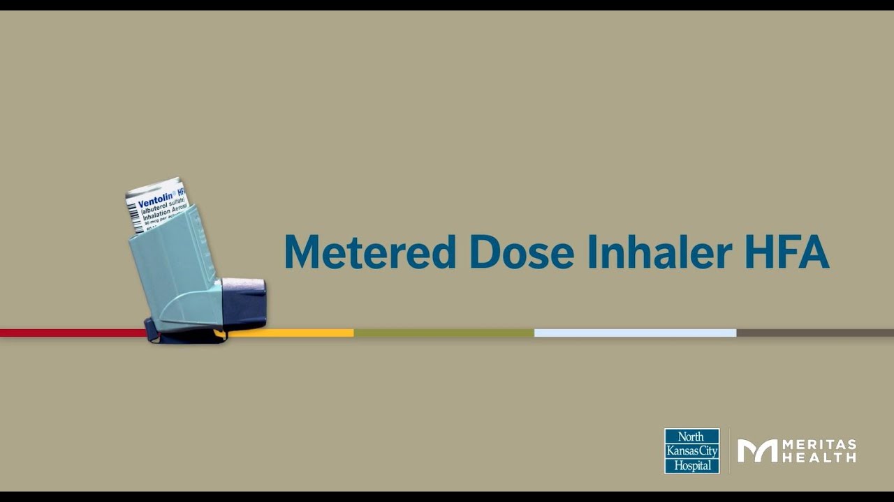 How to Use a Metered Dose Inhaler - YouTube