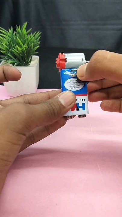diy 9v dc fan #shorts - YouTube