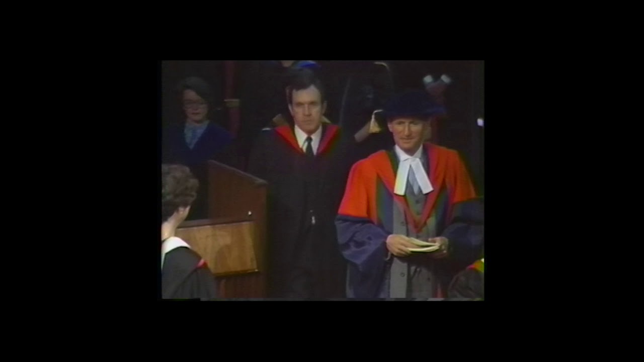Mount Saint Vincent University 1985 Spring Convocation - YouTube