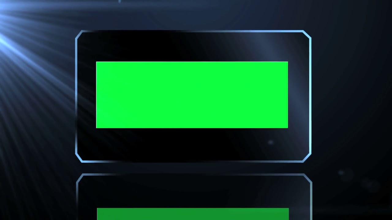 Mobile lcd broke green screen video effect. - YouTube