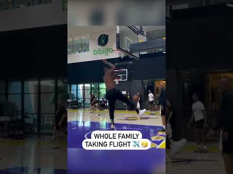 LeBron x Bronny x Bryce getting UP 😳