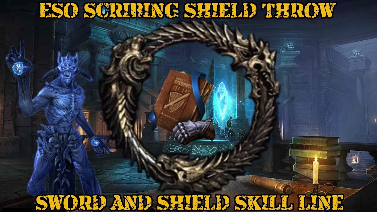 ESO scribing shield throw - YouTube