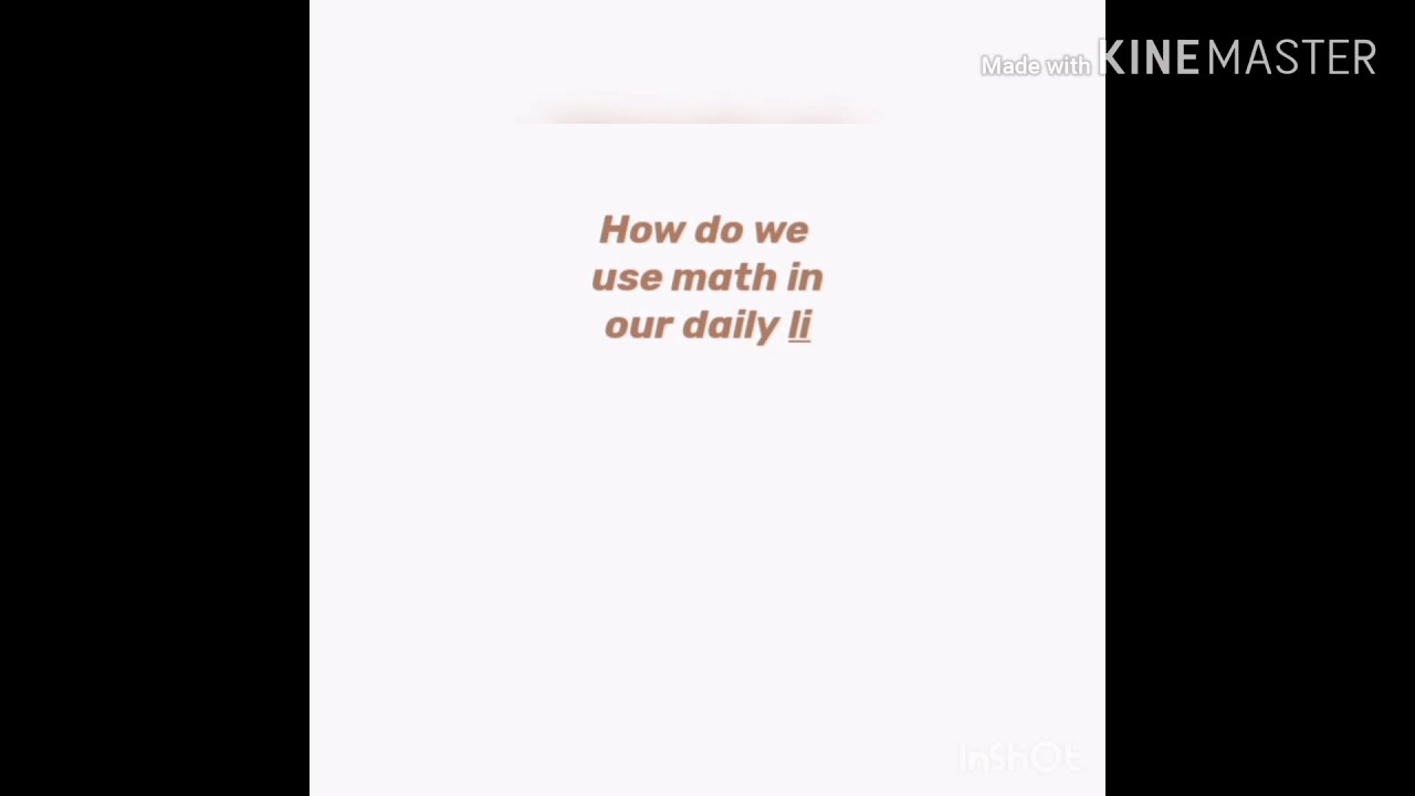 How do we use math in our daily life? 💸 - YouTube