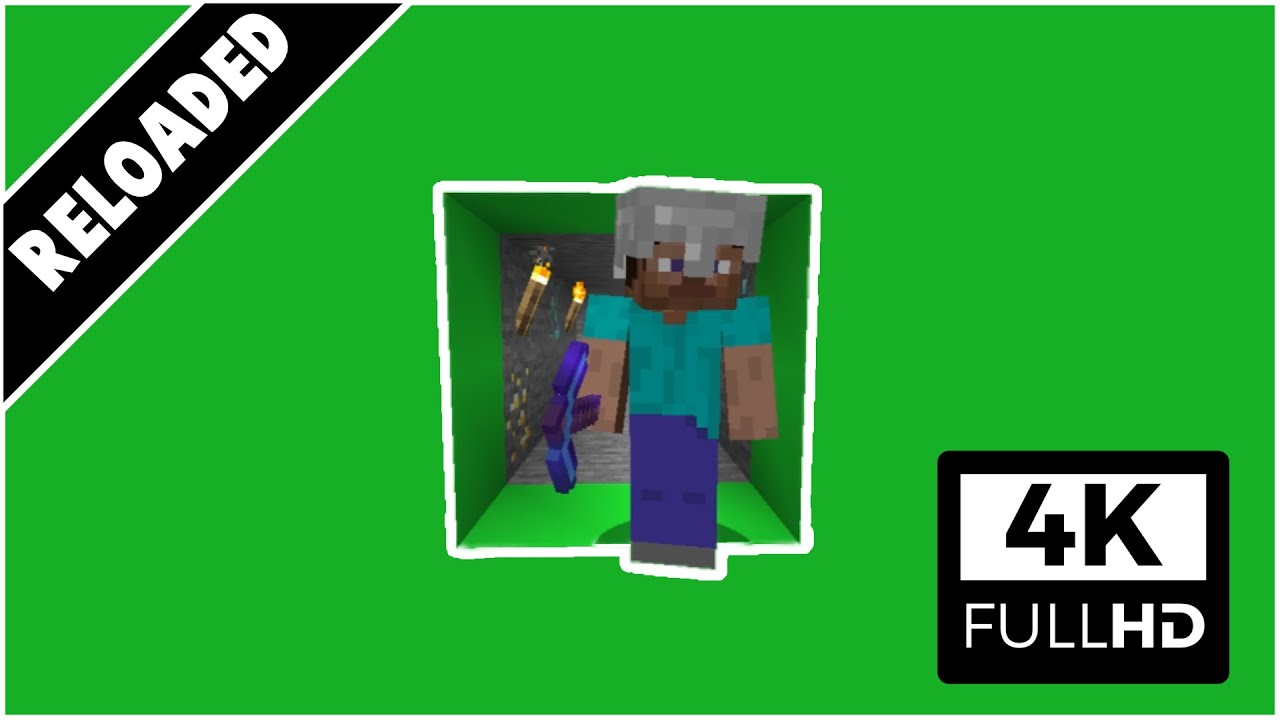 Minecraft Green Screen Reloaded [4K] - YouTube