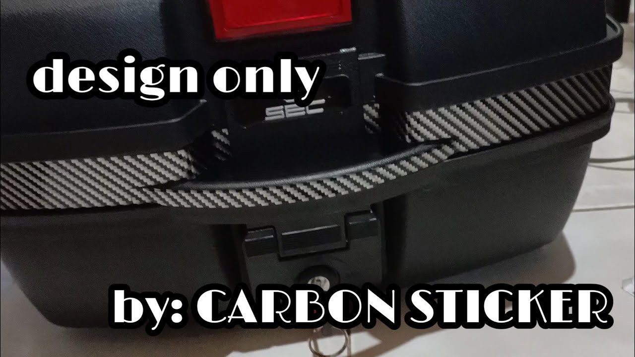 CARBON STICKER | secBOX design | Motor Life Motovlog - YouTube