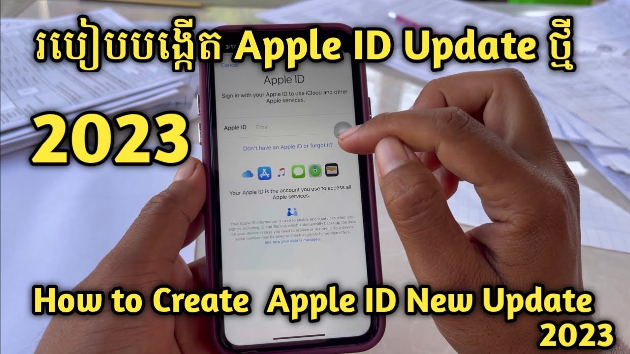 របៀបបង្កើត Apple ID ដោយខ្លួនឯង Update ថ្មី - How to Create apple id New ...