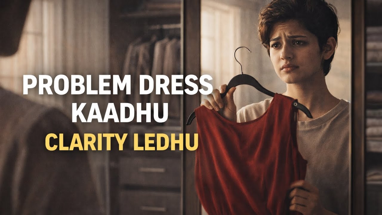 Problem Dress Kaadhu | Outfit Confusion Explained | Fabric Fit Ideas ...