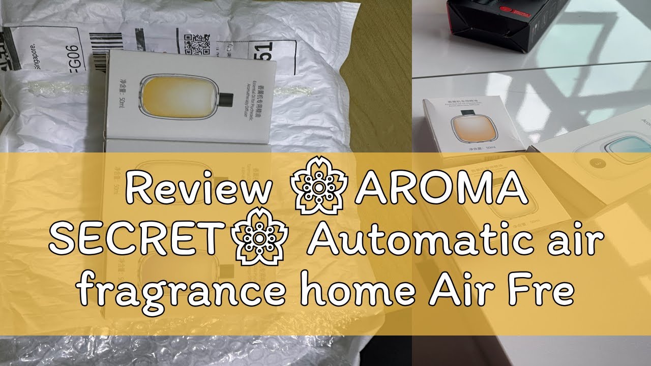 Review 🌸AROMA SECRET🌸 Automatic air fragrance home Air Freshener Toilet ...